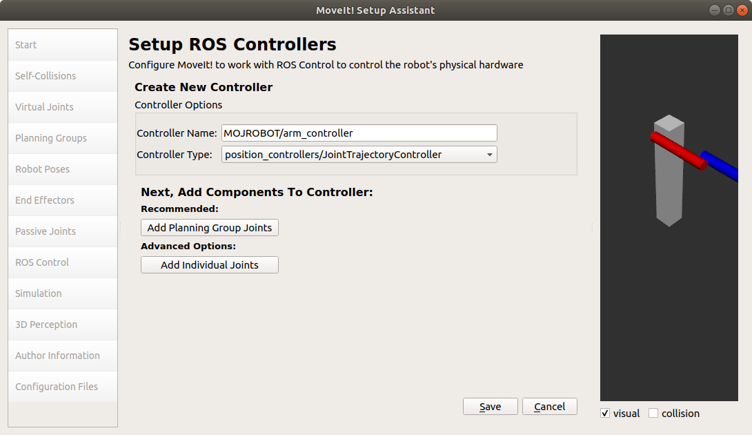 Visualization & Simulation - FE ROS